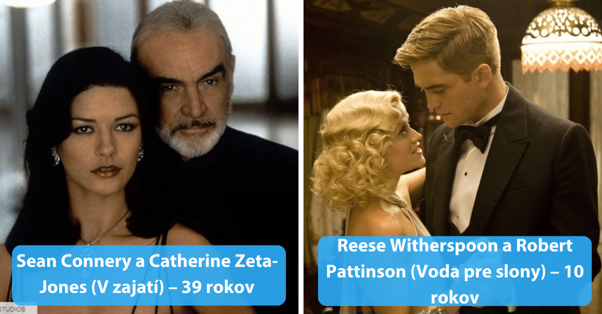 15 filmových párov, ktoré mali k sebe blízko napriek veľkému vekovému rozdielu