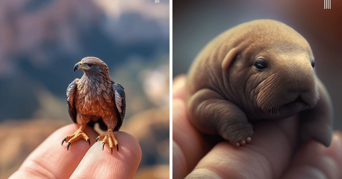 Niekoľko rozkošných obrázkov drobných zvierat, z ktorých sa vám roztopí ...