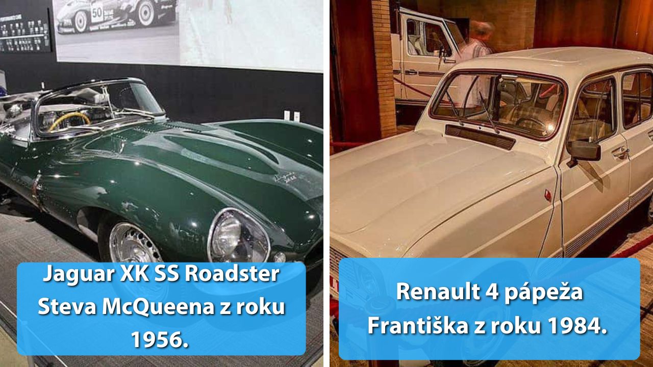 Chceli by ste vidieť, akými automobilmi sa pýšili slávne osobnosti? Tu ...