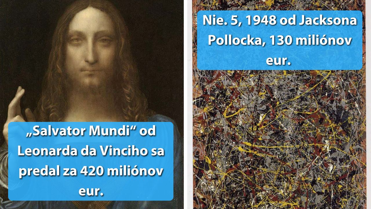 Ako vyzerajú najdrahšie predané obrazy? Tu si ich môžete pozrieť.